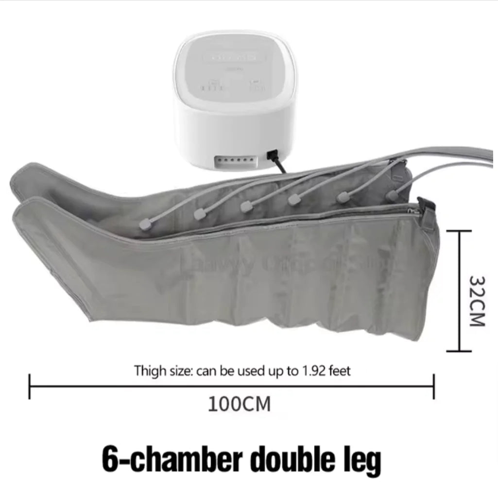 Professional Electric Air Pressure Leg Massager for Calf and Thigh Mus ...